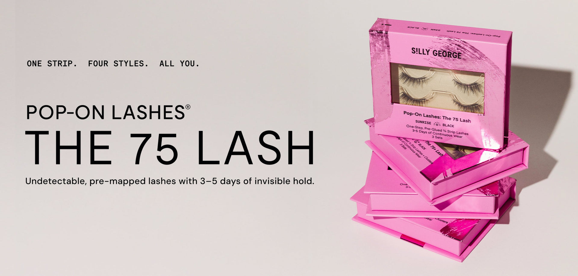 The 75 Lash – Natural, Full-Volume Lashes – Silly George