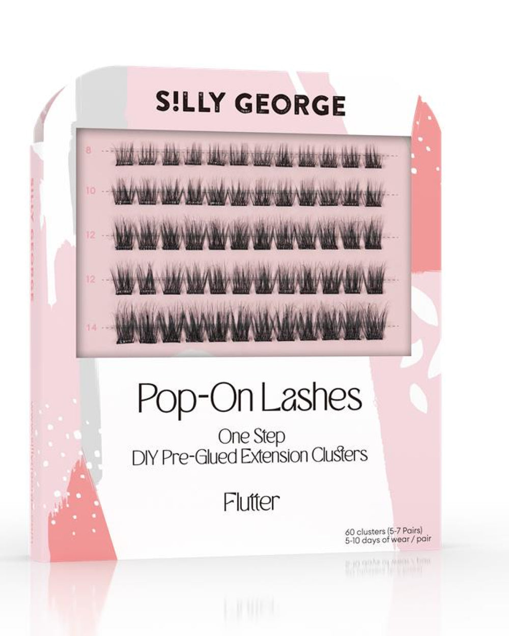 Flutter Pop-On False Eyelash Clusters | Silly George