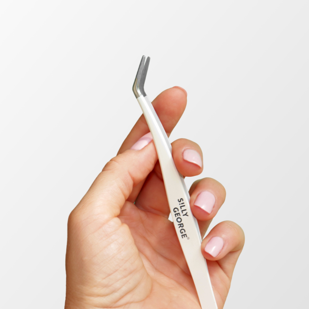 DIY Cluster Lash Tweezers + Spoolie - Silly George