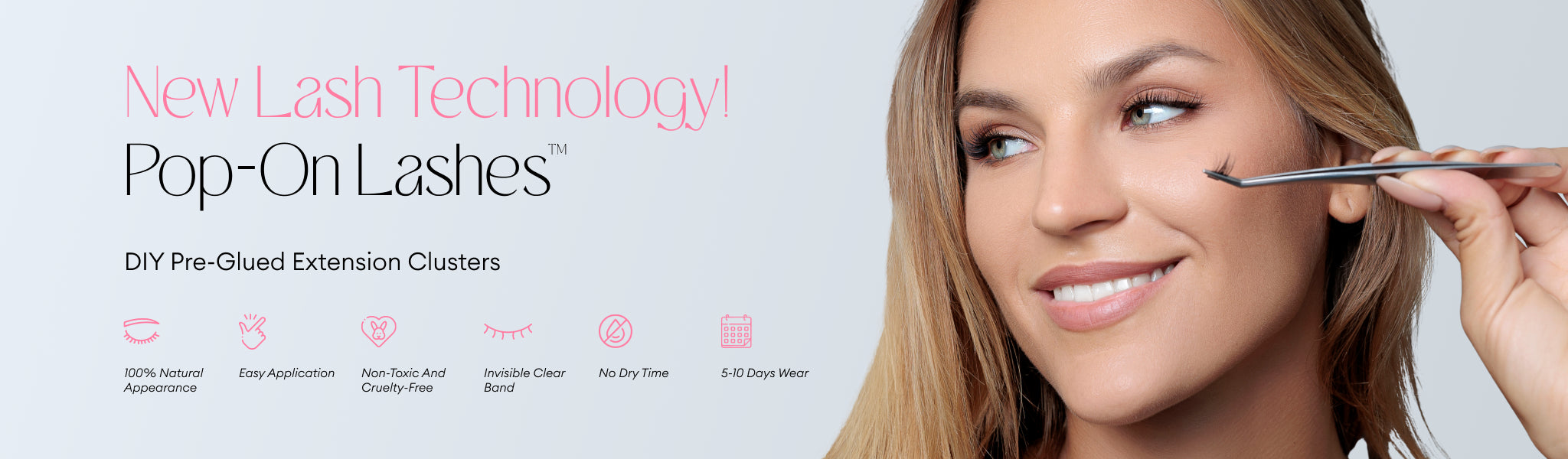 Pre-Glued False Eyelash Extension Clusters | Silly George